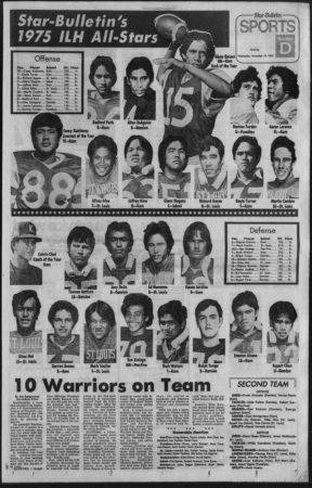 1975 prep football all-star teams – Hawaii Prep World