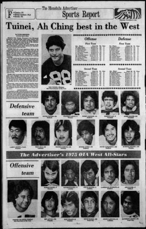 1975 prep football all-star teams – Hawaii Prep World