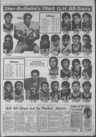 1968 prep football all-star teams – Hawaii Prep World